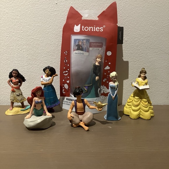 Tonies | Toys | Lot Of 7 Tonies Box Characters Girls Frozen Belle Ariel ...